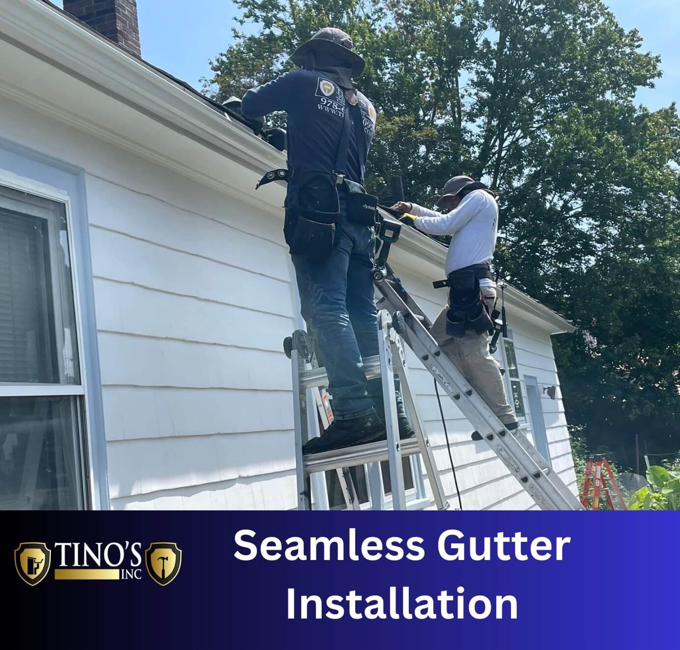 Seamless Gutter Installation Near Me | Local Gutter Installers | TINOS Inc